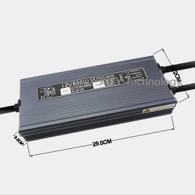 Cina 50A 12V 600W Alimentatore LED impermeabile scatola luminosa sepolta in vendita