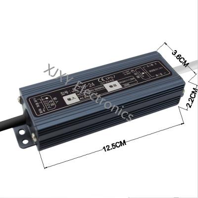Cina Driver LED impermeabile ultra sottile IP67 24V 30W per scatola luminosa modulo LED in vendita