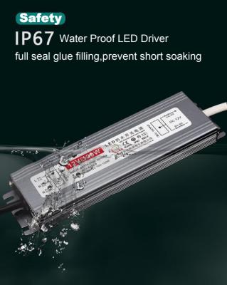 Cina 50W 12V 4.16A waterproof led driver ip67 For Lighting Strips Wall Light in vendita