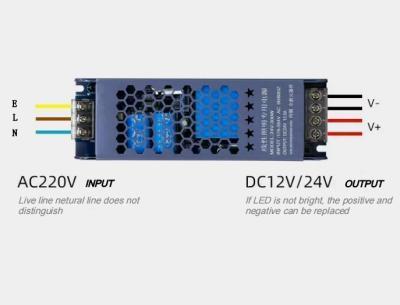 Cina Alimentazione elettrica di Watt di potenza d'accensione dedicata dei driver 12V 24V 48V 100 delle lampade fluorescenti del LED in vendita