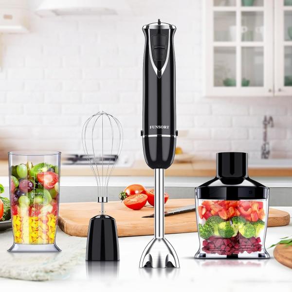 Ανθεκτικό SS Blades Commercial Stick Blender 2 ταχύτητες Soft Touch Gum Button