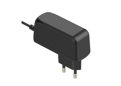 China 18W EU Plug Universal AC Power Adapter Black Color Energy Star Class 6 Efficiency for sale