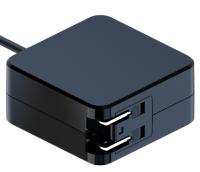 China High Efficiency Universal AC/DC Power Adapter 12V 1.5A 24V 1A with Interchangeable Plugs 60W Max for sale
