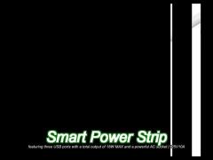 Tre porte USB 18W Max Smart Power Strip con presa CA 125V10A 1250W