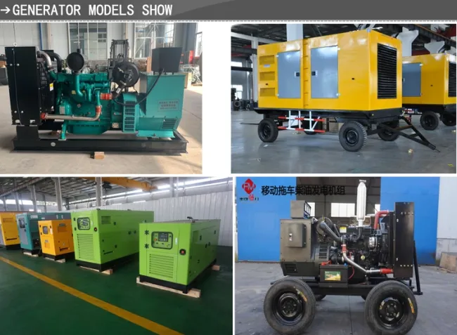 Generator Diesel 30kw Price with Yuchai Engine Stamford Alternator Three Phase 50Hz 400V