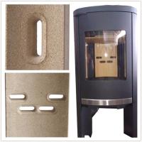 China Thick 10-60mm Ceramic Refractory Board , Sandy Foam Board Insulation For Fireplace for sale