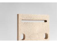 China Nontoxic Lightweight Insulating Fire Bricks , Practical Fireproof Brick Effect Board for sale
