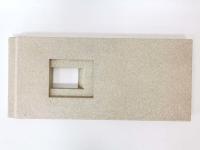 China Practical Nontoxic Brick Fire Board , Fireproof Vermiculite Brick Effect Fire Board for sale