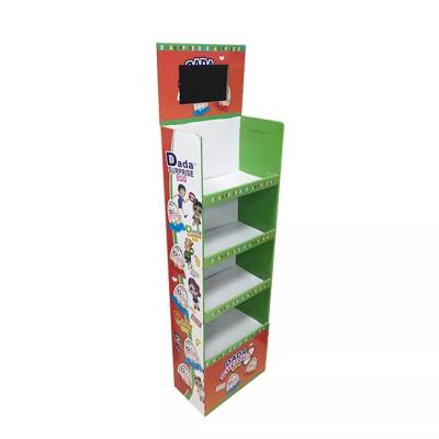 China LCD Screen Corrugated Cardboard POS Displays For Supermakets Retail for sale