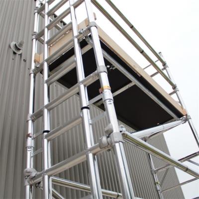China Regelbare van het de Steigerplatform van het Hoogtealuminium de Ladder200kg/㎡ Veilige Lading Te koop