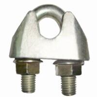 China DIN1142 galv malleable wire rope clip for sale