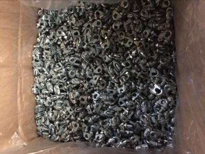 China DIN741 galv malleable wire rope clip for sale
