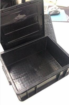 Contenitori di stoccaggio sicuri di plastica dei pp ESD con la copertura L360xW275xH130