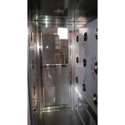 China 2 personen 2 zijden roestvrij staal lucht douche hut met automatische deur en 3000W vermogen Te koop