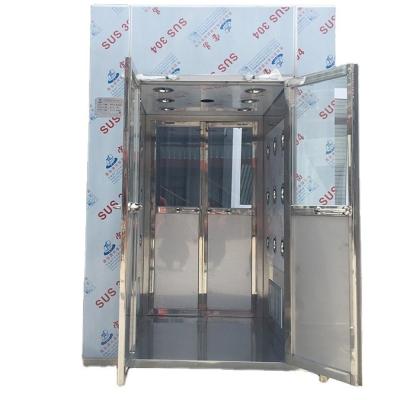 China 2 personen 2 zijden roestvrij staal lucht douche hut met automatische deur en 3000W vermogen Te koop