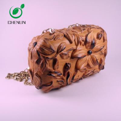 Cina Superficie naturale multicolore di legno della borsa di frizione delle donne del ODM dell'OEM in vendita