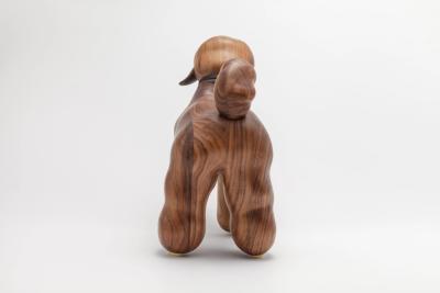 Cina Grandi mestieri inoffensivi dipinti degli ornamenti della scultura di legno del cane in vendita