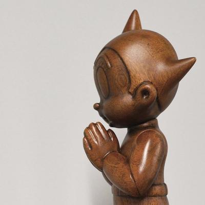 China A mão não tóxica cinzelou as esculturas de madeira, grandes ursos cinzelados de madeira à venda