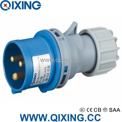 China industrial plug economic type 230V 16A IP44 3H qx-248 for sale