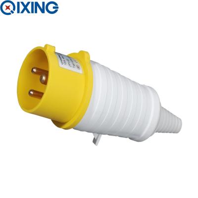 China industrial plug and socket 110V 3p 16A 6H IP44 for sale