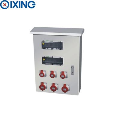 China Qixing Stainless steel power combination socket box customize for sale
