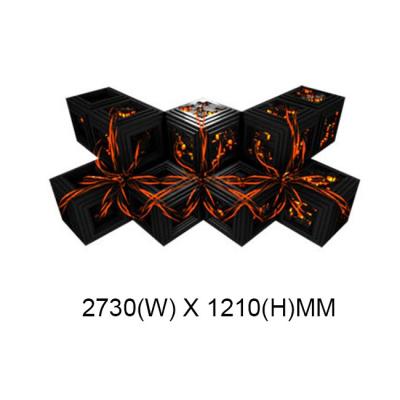 China P5 Indoor Led Video Dj Booth , HD Led Dj Stand Customized Designs for sale