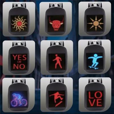 China P3.75 Smart Led Backpack Fashion Trends With Application Controlling for sale