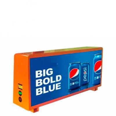 China Full Color Car Top Advertising Signs , Taxi Roof Signs Led P5 140 Degree Viewing Angle for sale