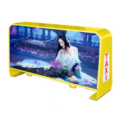 China Outdoor Taxi Top Led Display P5 Huidu System With 4G / Wifi Function for sale