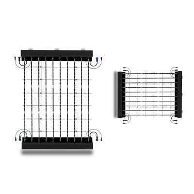 China Outdoor Led Grille Screen P50×100 Easy Installation And Maintenance for sale