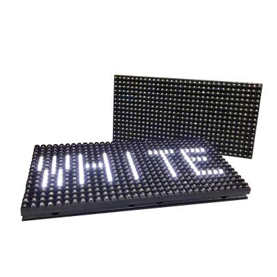 China Waterproof P10 White Color DIP Led Screen Easy Maintaining For Outdoor Advertising for sale