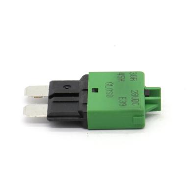 China 30A Middle Number Manual Reset Circuit Breaker Vehicle Protection Device 28VDC for sale