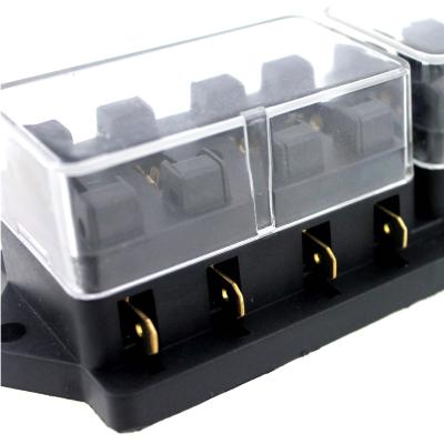 China Car RV And Ships 12 / 24V Direct Rowing 8 Route Insurance Box Bureta Block for sale