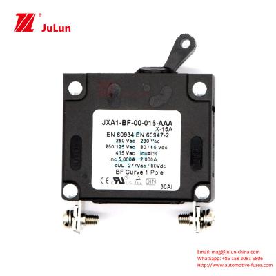 China 25A 30A 40A Circuit Breaker Protector Toggle Reset AC DC Marine Circuit Breaker Current Overload Protector for sale