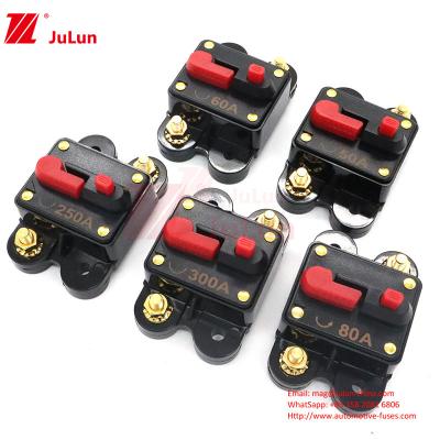 China Manual Reset Auto Self-Recovery Circuit Breaker With Switch Reset Circuit Breaker With Switch 30-300A for sale