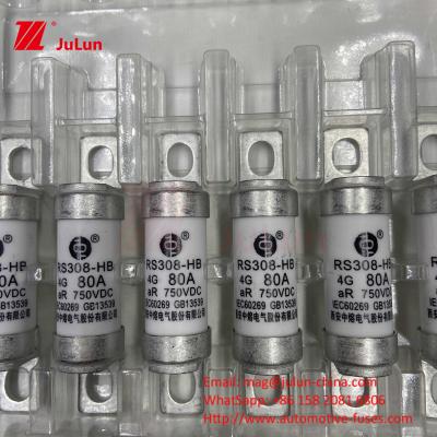 China EV Fuse 100A Features Bolted Construction Specifically 750VDC 10A 25A 50A 63A for sale