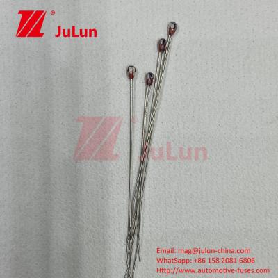 China NTC Temperature Sensor Red Enamelled Wire Temperature Measurement Thermistor Temperature Sensor 100K3950 for sale