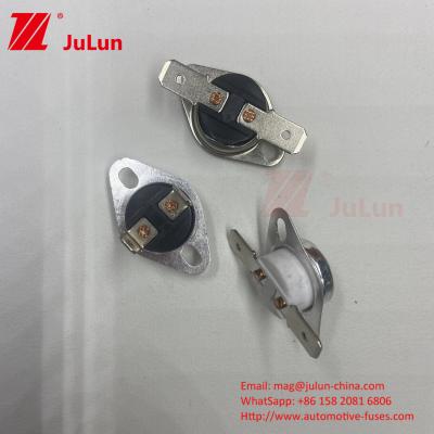 China KSD301 Model Imetal Manual Reset Temperature Switch Movable / Immovable Mounting Bracket Available for sale