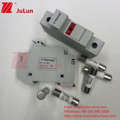 China 1000V Photovoltaic Fuse Holder With 15A 10x38mm  Solar PV Fuse Solar Dc Fuse Holder 1000v With Fuse Links Cheap Price for sale