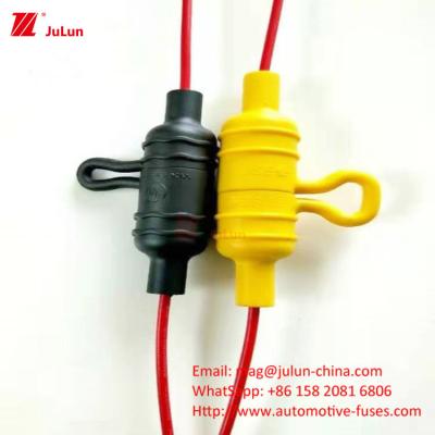 中国 30A-500A ANS/MIDI用の1つ/2つのポールを持つボルトファイューズホルダー 小型良い自動車回路断片器 販売のため