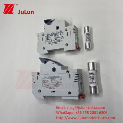 Cina AC RT18-32X Fuse holder Fusibili Base Box 10x38MM 500V Fast Blow Ceramic RO15 RT18 DIN Rail Moun Single Fuse holder in vendita