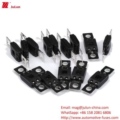 China Medium Fork Bolt Type Automotive Fuse with 32V/48V/72V Rating and Screw M8 Mounting for sale