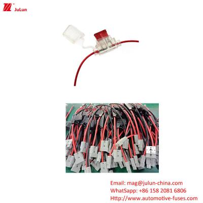 China Eu UL Standard Fuse Holder / Box External Size Circuit Breaker Plastic / Nylon Housing Rated Current Voltage 25A-80A 32V for sale