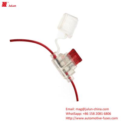 China UE UL Norma de Nueva Energía Vehículos Repuestos Mantenimiento 32 V Vehículos eléctricos Portador de fusibles PVC de plástico para fusibles de automóviles en venta