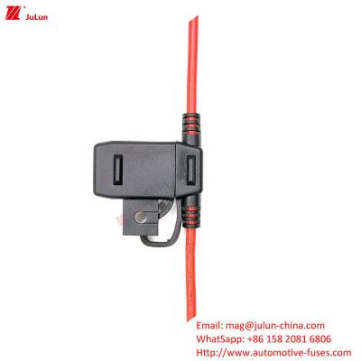 China Autoteile Sicherungshalter für Sicherung Typ 32V Nennspannung Schaltkreisbrecher Langzeit Kupfer Kontakt PVC Flammschutz zu verkaufen
