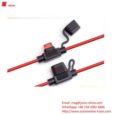 China Eu UL Standard Automobil-Ersatzteile Sicherungshalter/Box Kunststoff/Nylon Gehäuse Material Nennspannung 32V Automobil/Elektrofahrzeug/Lkw Anwendungsbereich zu verkaufen