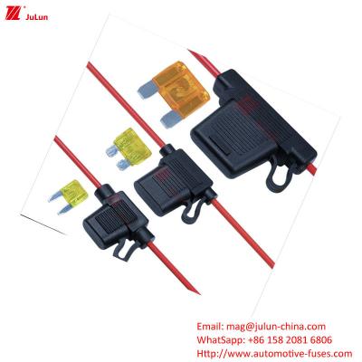 China Eu UL Standard Automotive Spare Parts External Dimension Fuse Holder/Box Connection Line Waterproof Suitable For The Maximum Fuses Current 100A for sale
