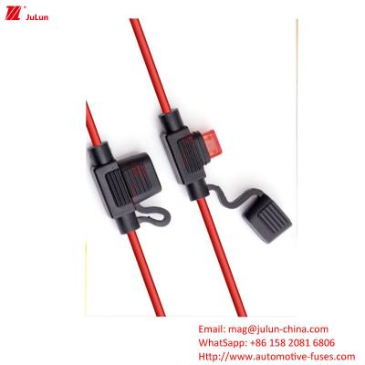 China Mittlere, kleine, große Qualität mit bleibendem wasserdichtem Sicherungshalter/Schaltkreislaufschalter Nylon Gehäuse Material Nennspannung 32V Automobil/Elektrofahrzeug/Bus Anwendungen zu verkaufen