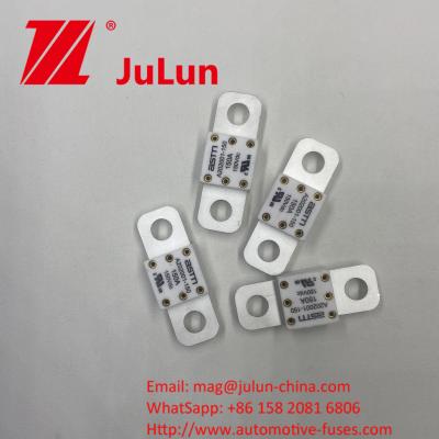 China 250A 150VDC ASTM A202001-300A Keramische autoverzekering met schroefbout Montage methode Te koop