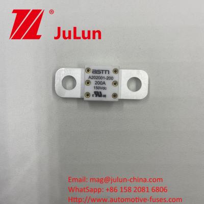Chine Des fusibles en céramique pour véhicules électriques recommandés A202001-350A 125VDC à vendre